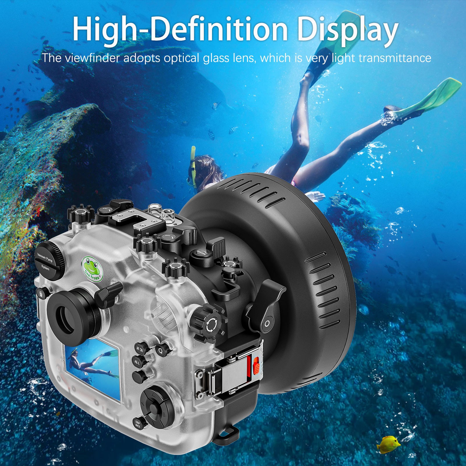 Seafrogs for Fuji XT5 w/ FL1545 Short Flat Port | Seafrogs Online Store ...