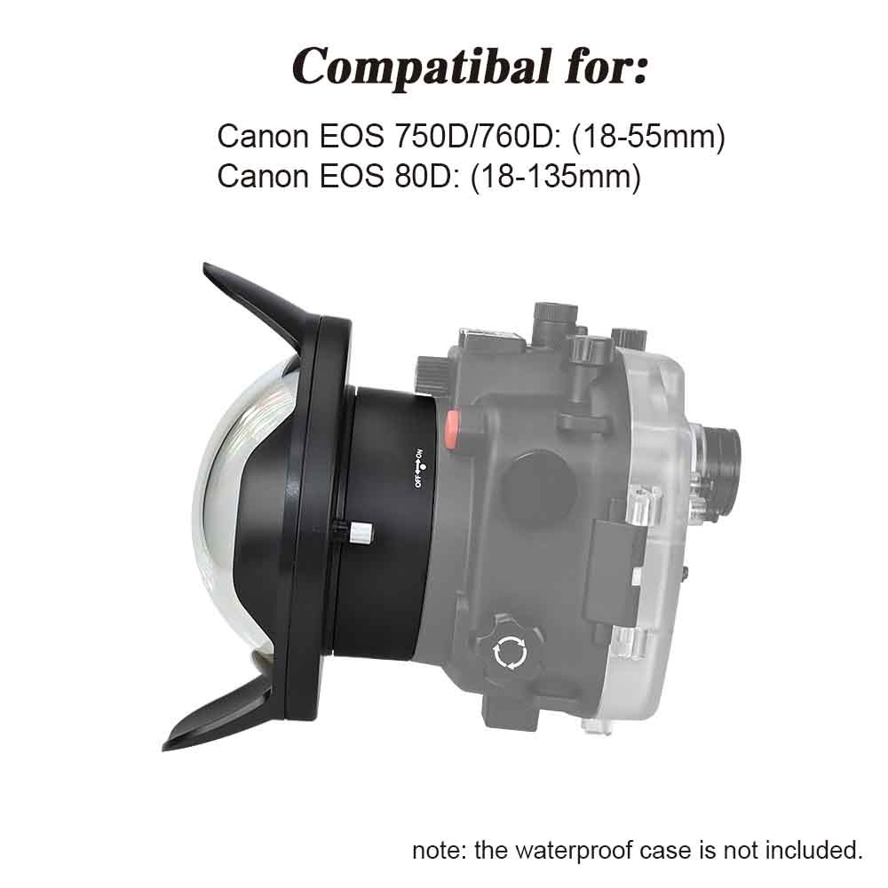 Seafrogs Underwater Housing for Sony ZV-E10 with WA005B Short Dome Port ...